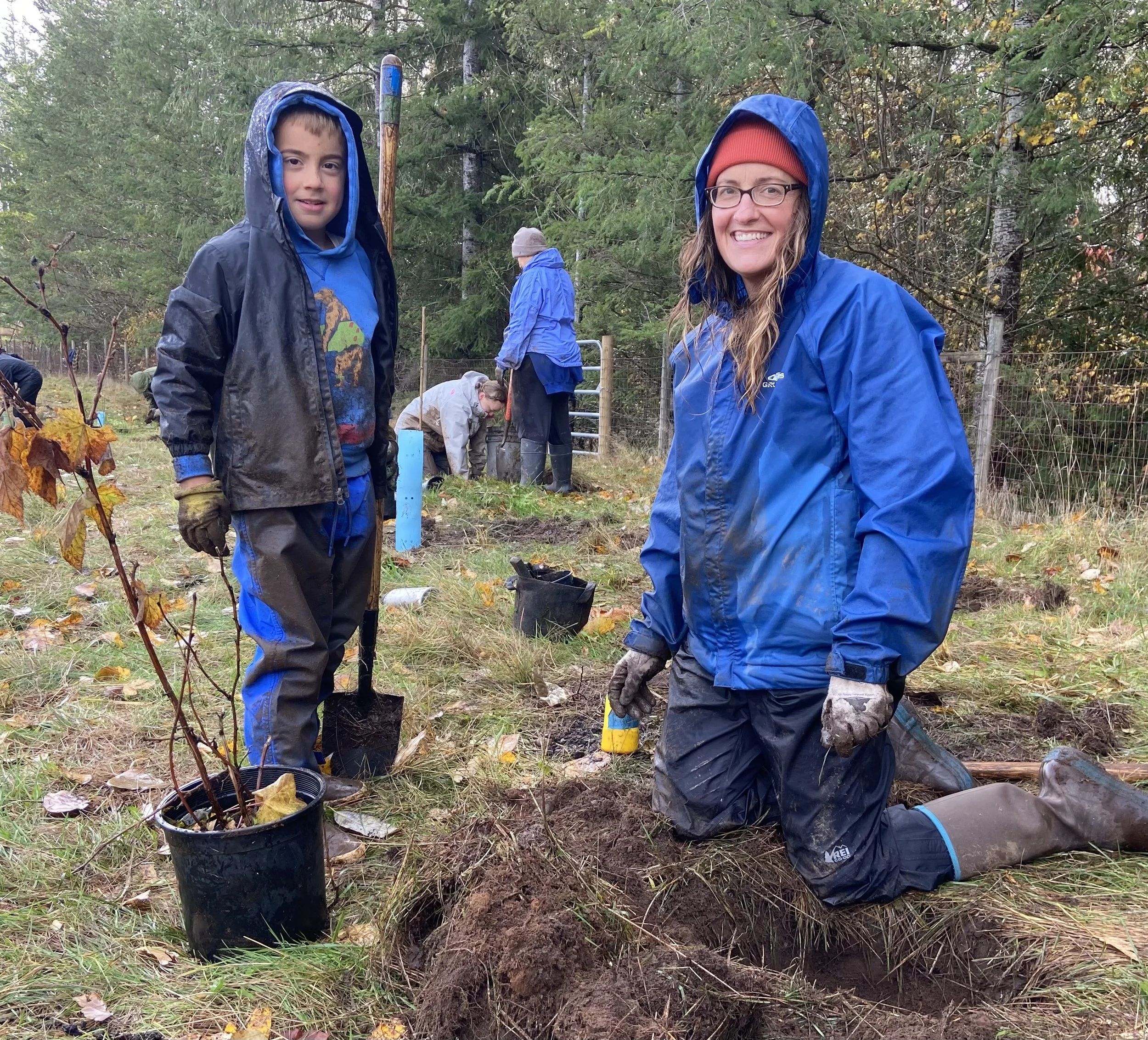 Through rain and shine, mud and…more mud, fall work parties were ...