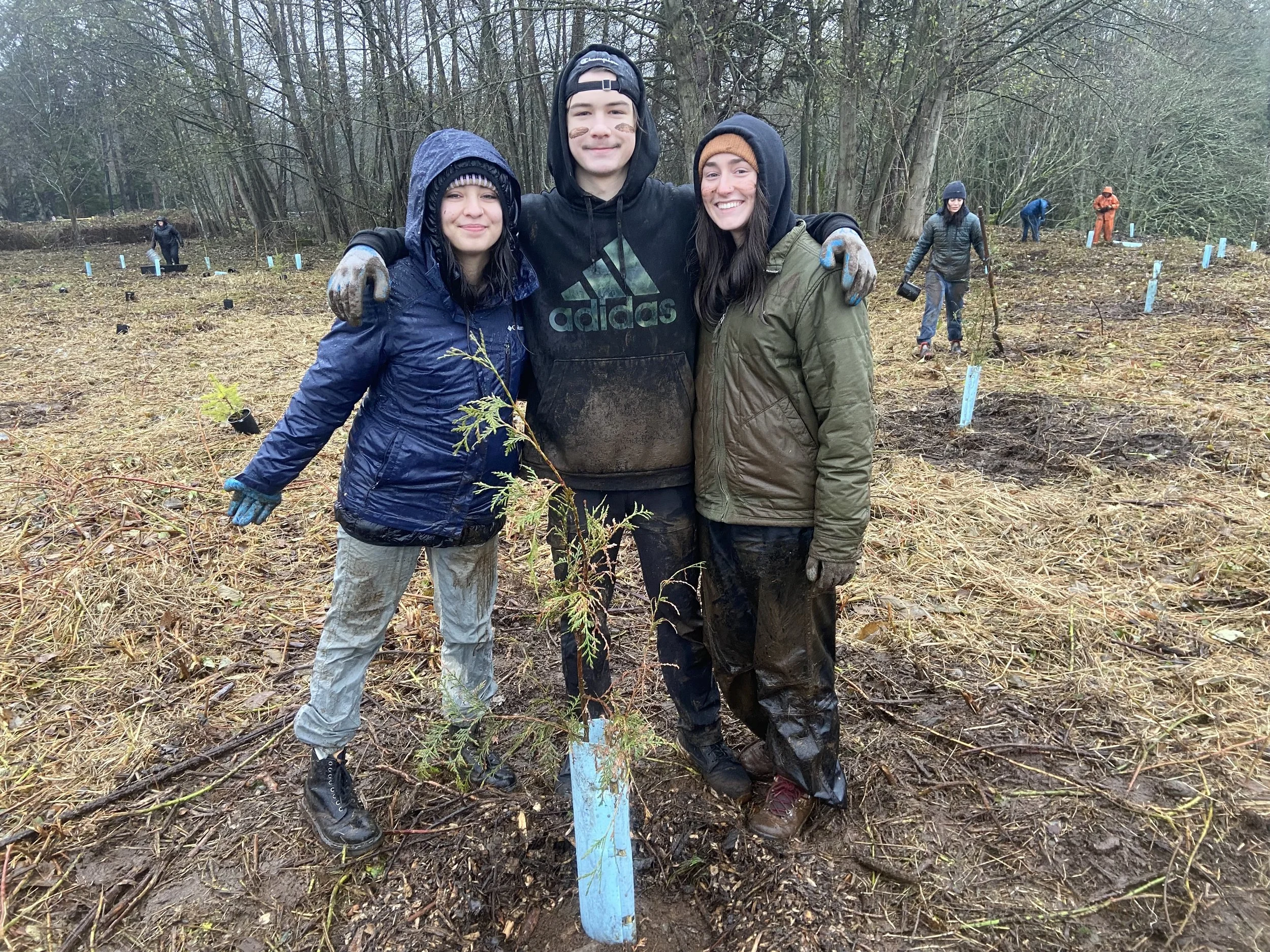 Through rain and shine, mud and…more mud, fall work parties were ...
