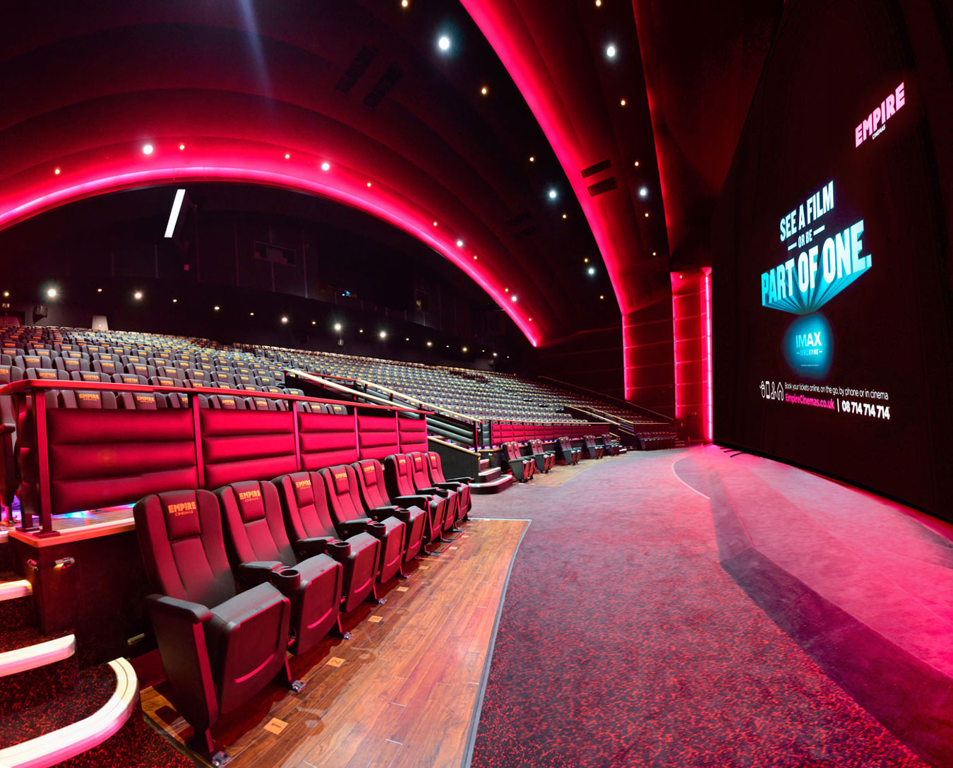 EMPIRE IMAX — ACOUSTIC CINEMAS | WORLDWIDE TURNKEY INTERIOR FIT OUT ...