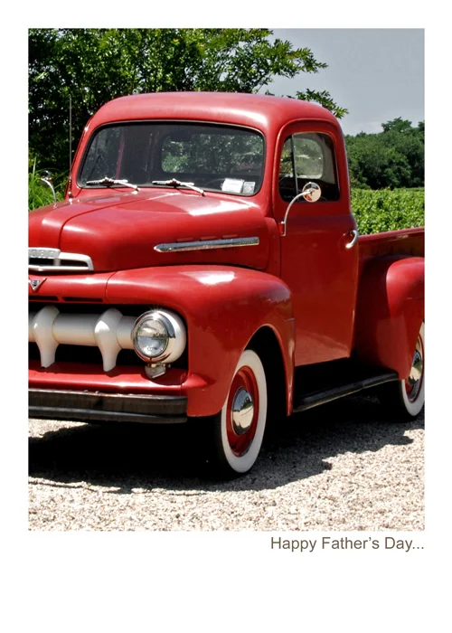 Old Red Ford Trucks