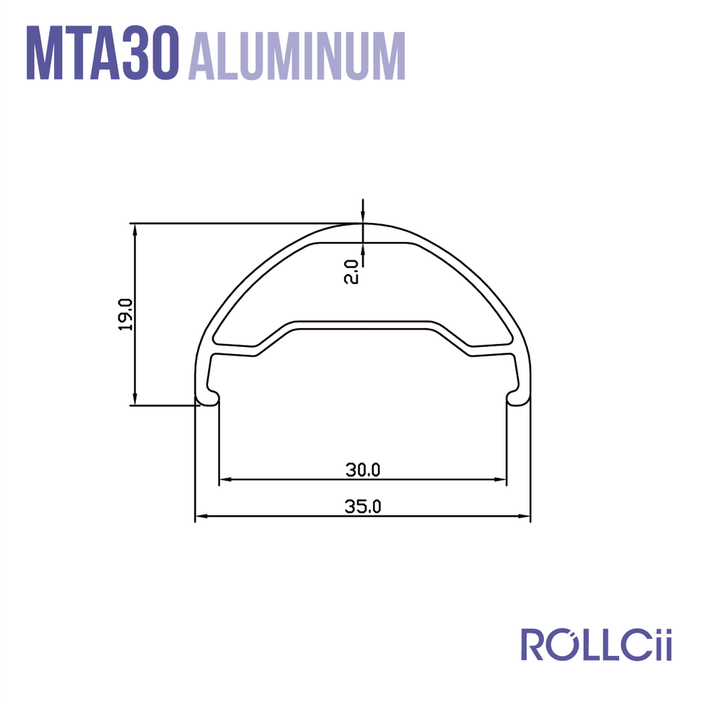 ROLLCii MTA30 ALUMINUM RIM DISC