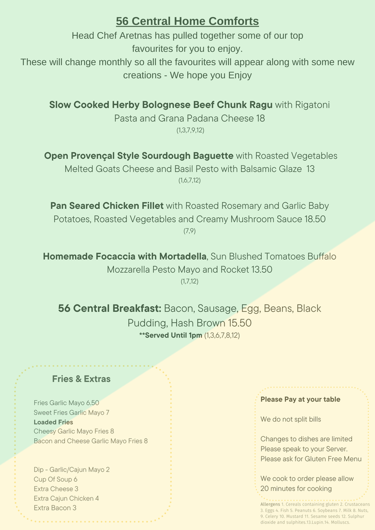 One of the most exciting restaurants in Galway | 56 Central