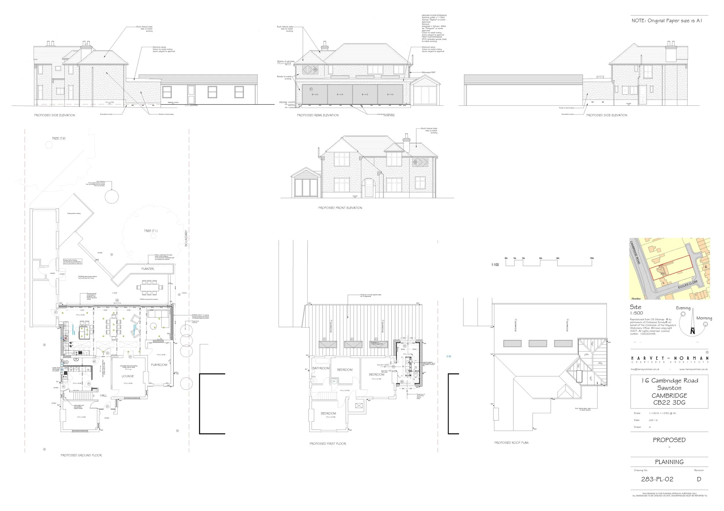Open plan rear kitchen and bedroom en-suite extension that brings in ...