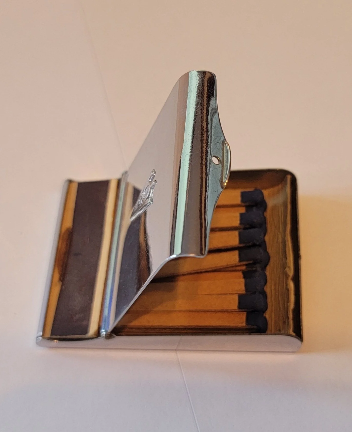 1930's FORD V8 Embossed Matchbook holder (with original Detroit FORD ...