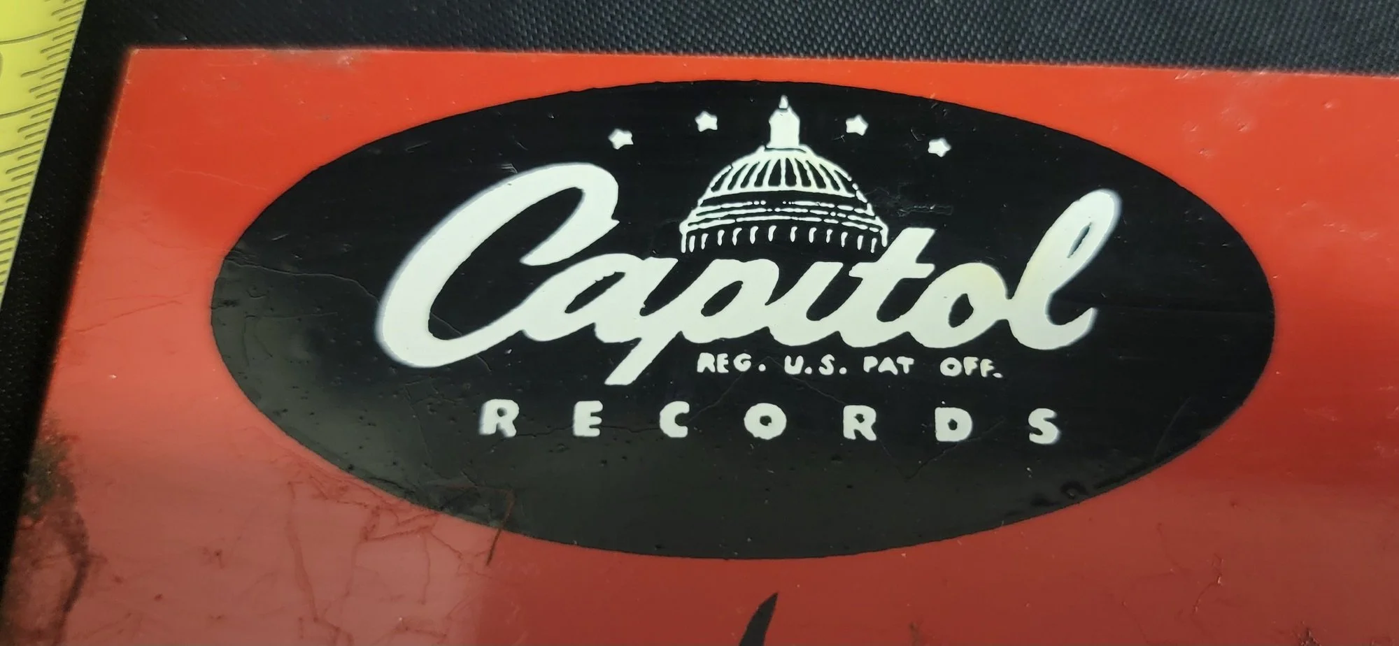 1950's Capitol Records Bugs Bunny Mickey Mouse Bozo Record Rack Sign ...