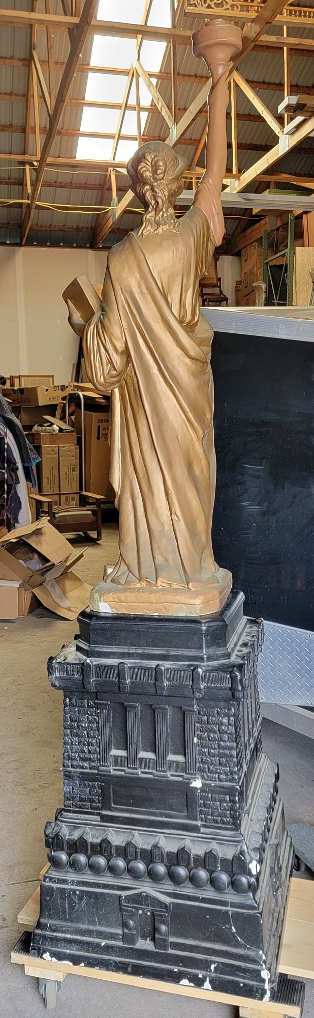 Statue Of Liberty Plaster 6 ft Tall — Vintage Cool Stuff
