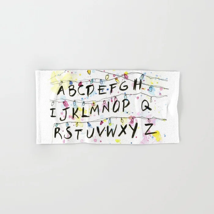 Stranger Things Alphabet Wall-Olechka Design