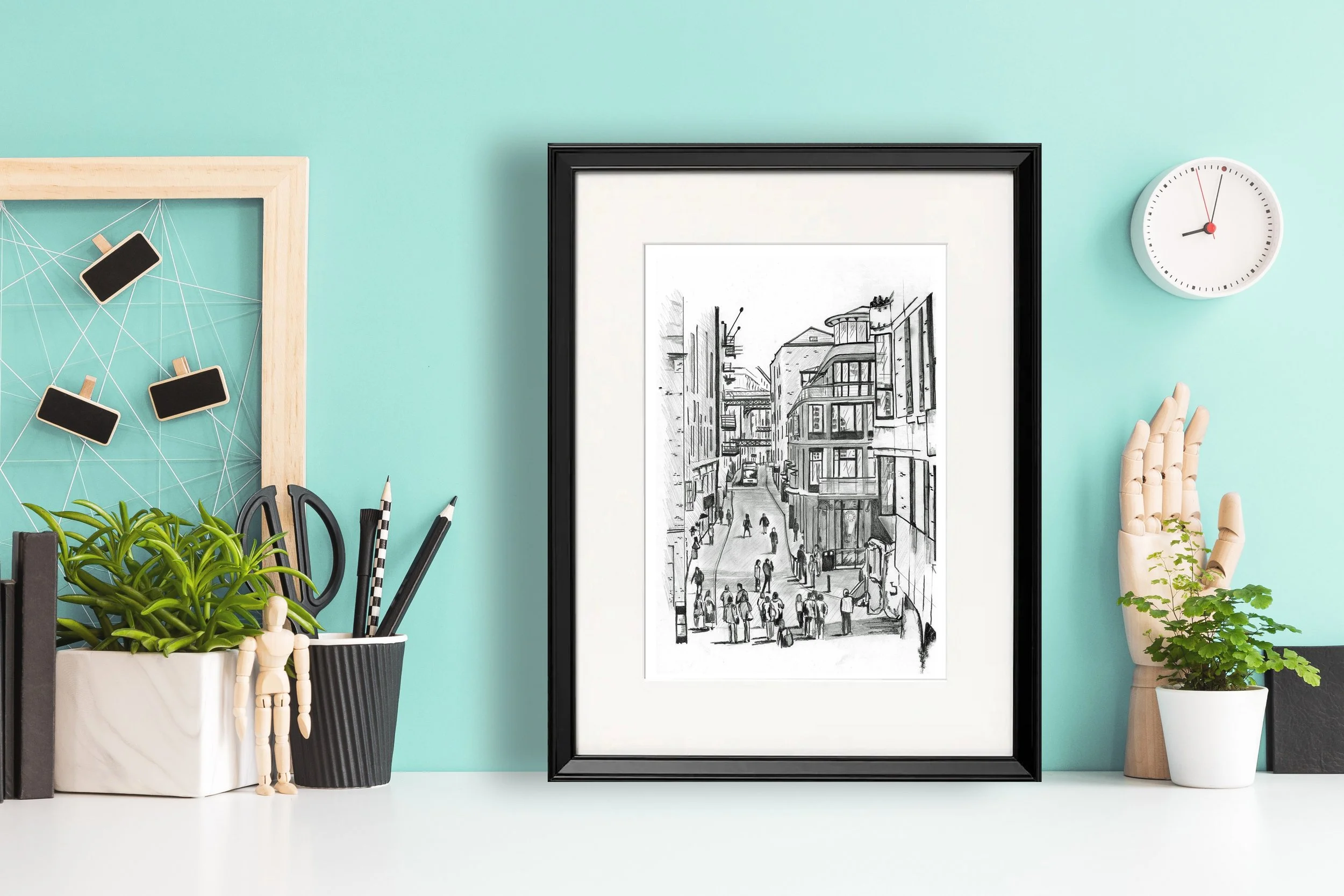 Shad Thames Pencil Drawing: A Nostalgic Journey Through Butlers Wharf ...