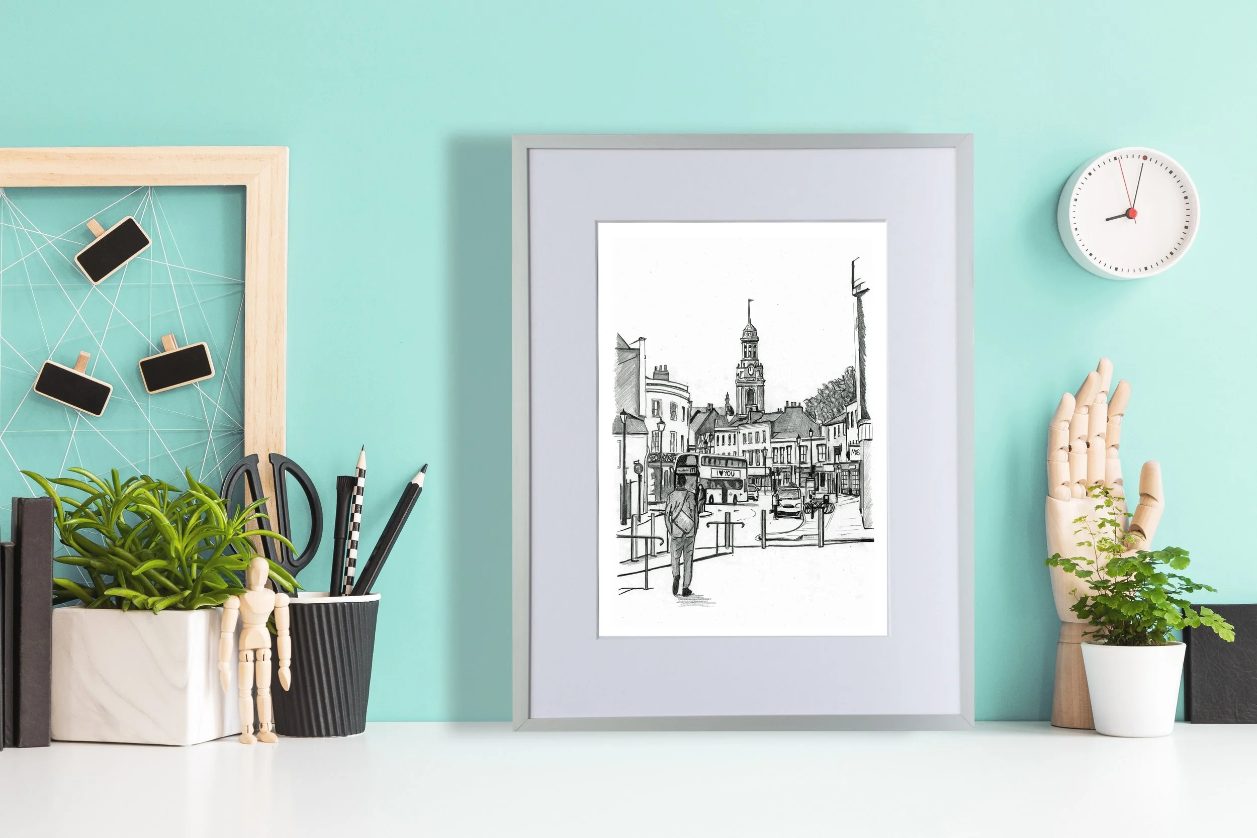 Alfege Church Pencil Drawing: A Glimpse of Greenwich's Timeless Beauty ...