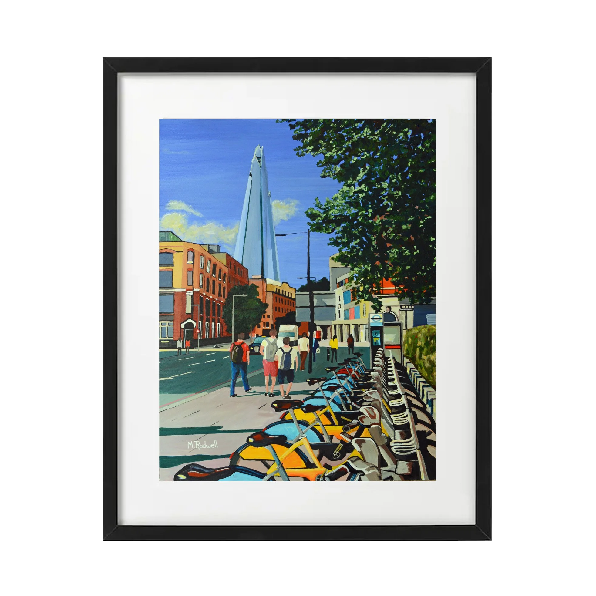 Artwork Capturing London Life | LONDON ARTIST | M.RODWELL