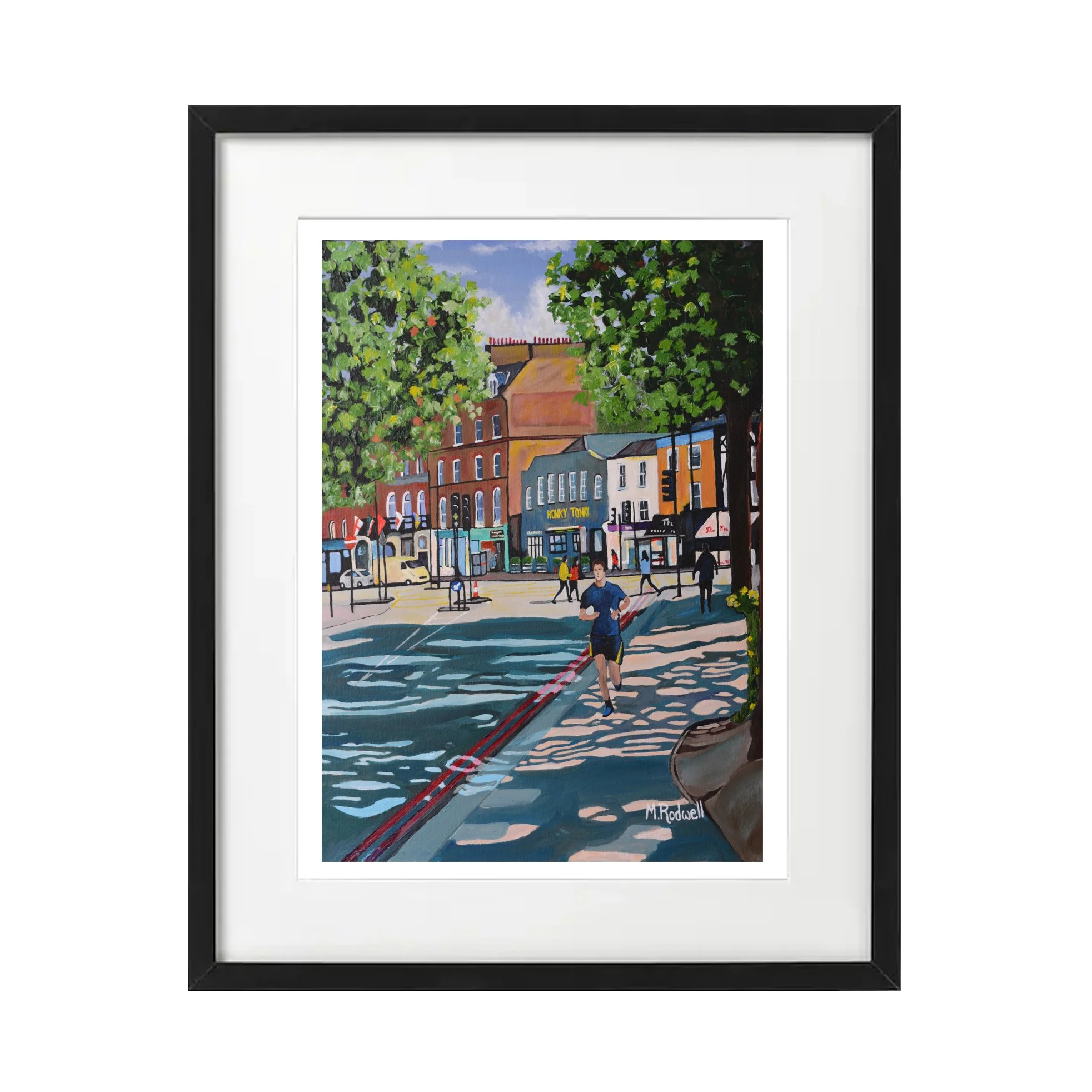 Clapham Artwork | Painting of Local Area Made into London Print ...