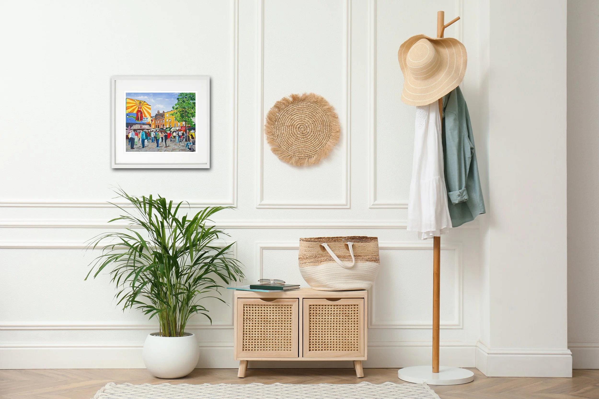 Lower Marsh Waterloo Art Print | Vibrant London Street Scene | Perfect ...