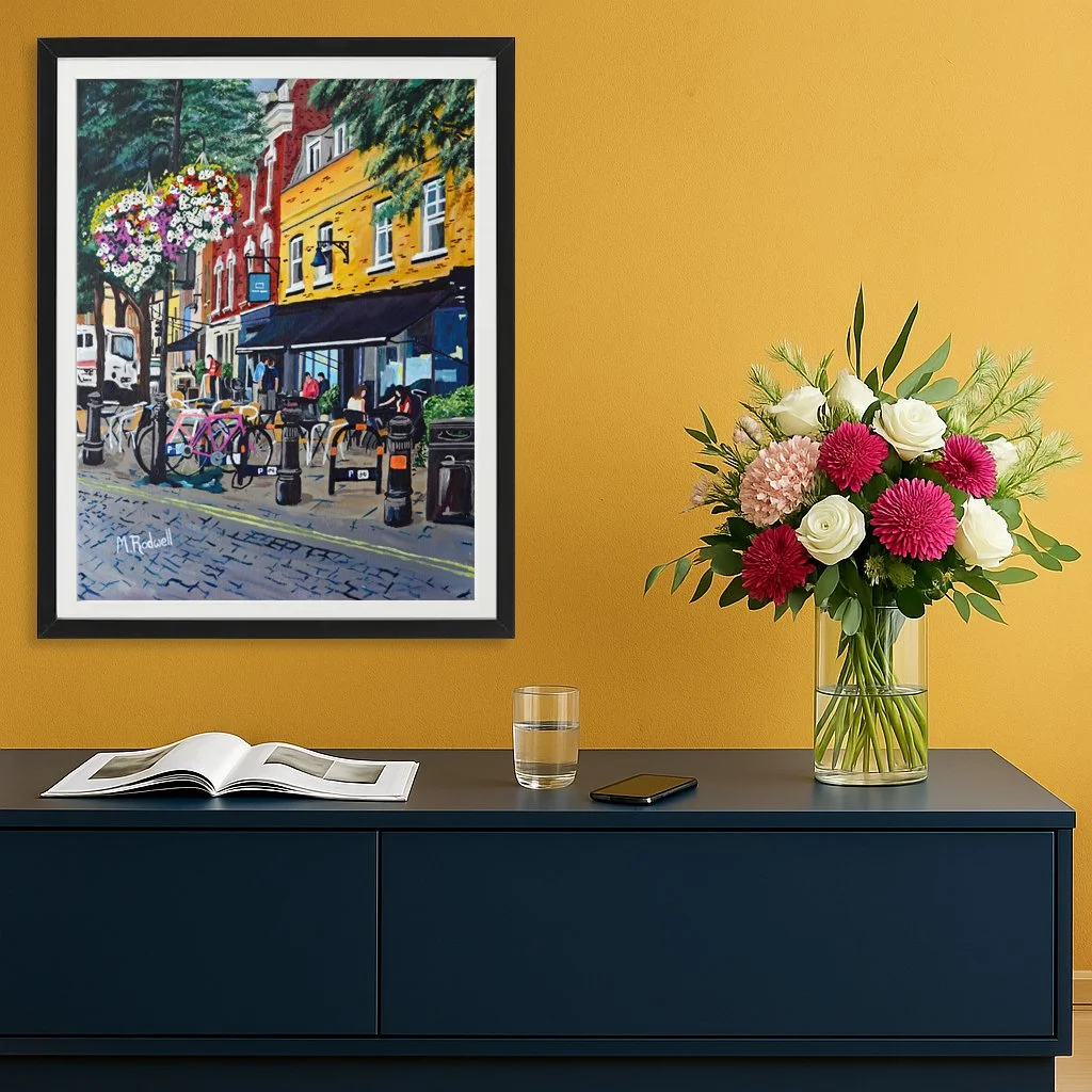 Battersea Square Lunch Time Impressionist Painting For Sale. Artwork ...