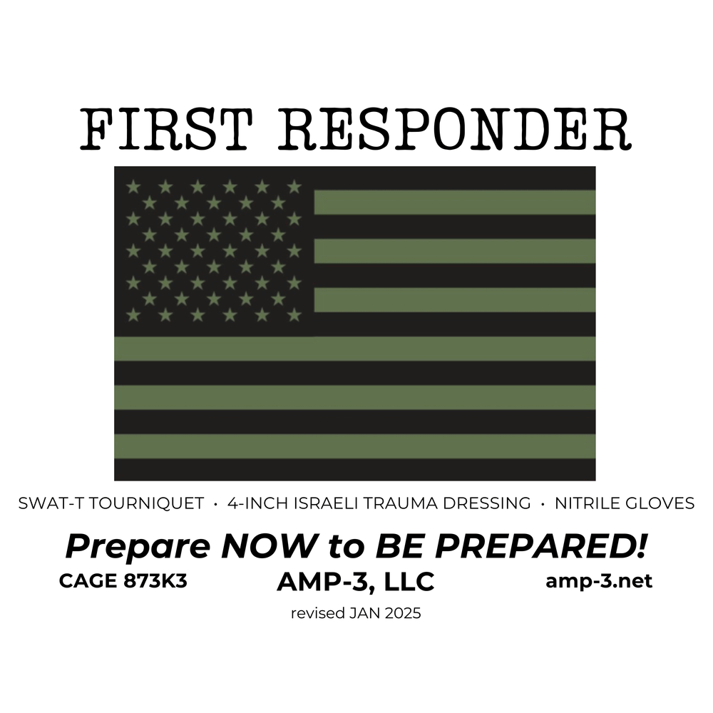 AMP-3 EDC | Everyday Carry First Aid Kit | Made in the USA