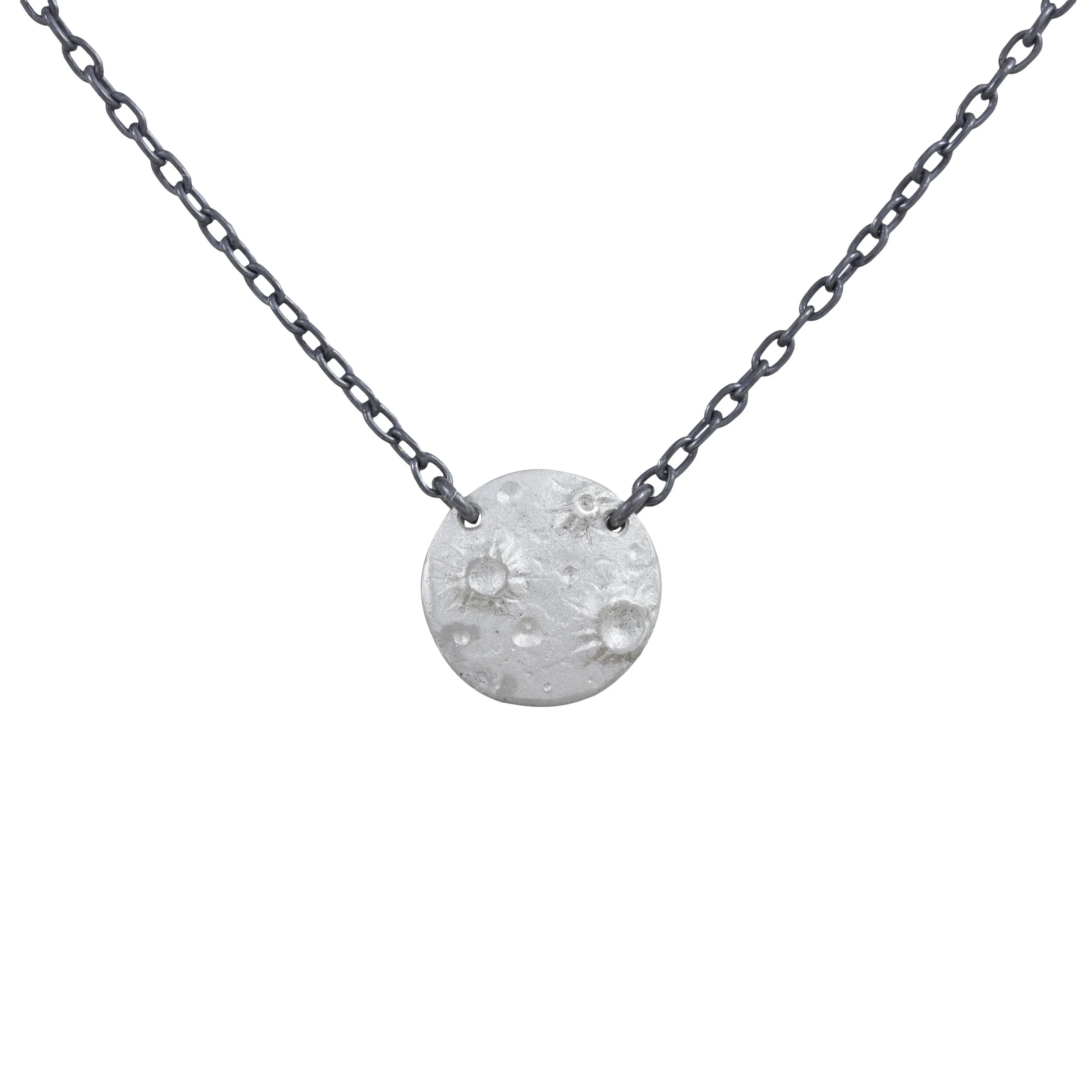Full Moon Necklace, silver — Luana Coonen Jewelry