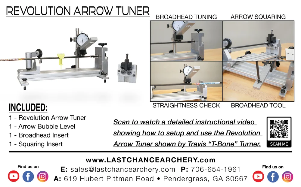 Revolution Arrow Tuner — Last Chance Archery, LLC