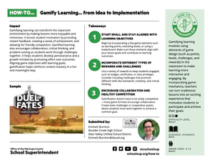 How To: Gamify Learning... from Idea to Implementation — Office of ...