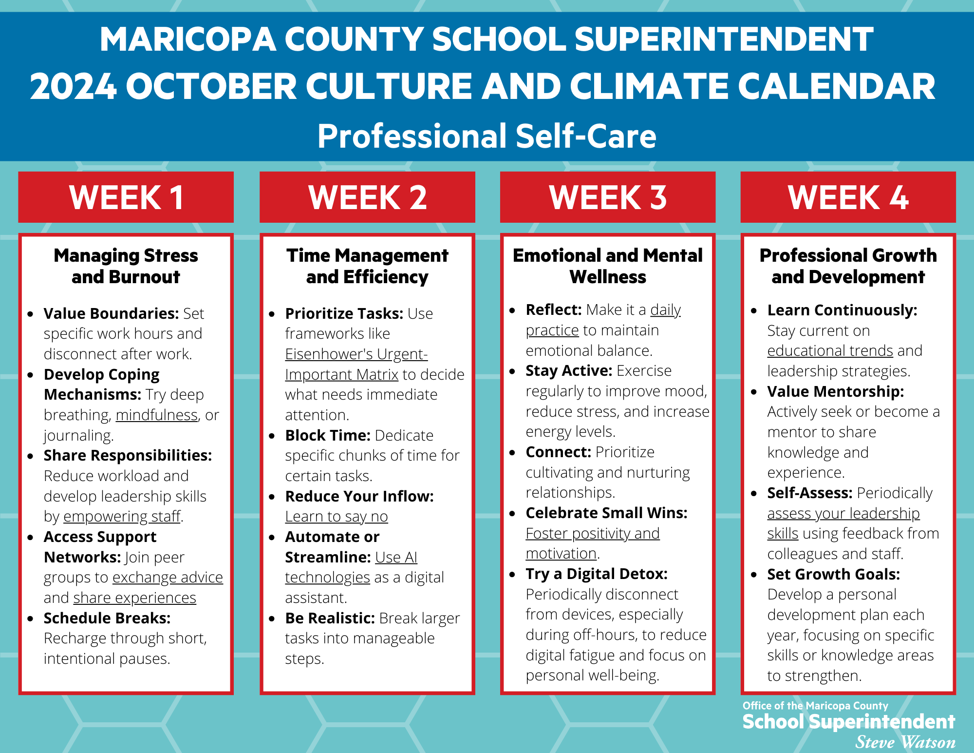 Culture and Climate Calendars — Office of Maricopa County School ...