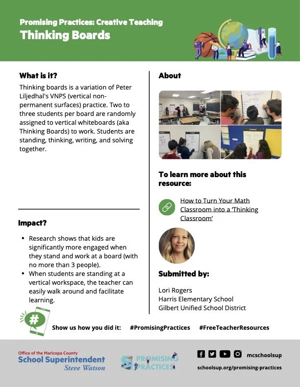 Thinking Boards — Office of Maricopa County School Superintendent Steve ...