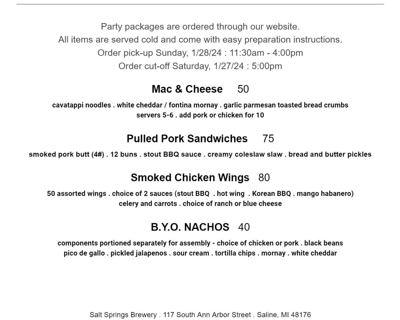 Salt Springs Brewery | Food, Beer, Soul