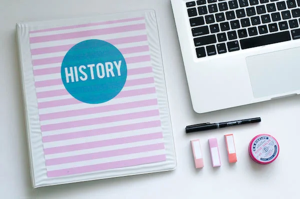 Printable History Binder Cover