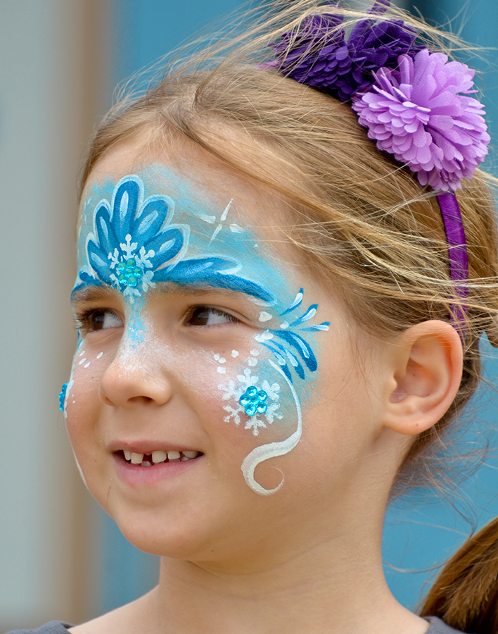 Ice Princess Face Painting