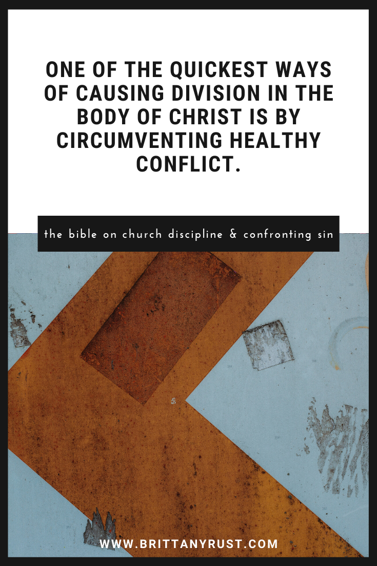 The Bible on Church Discipline and Confronting Sin — Brittany Rust