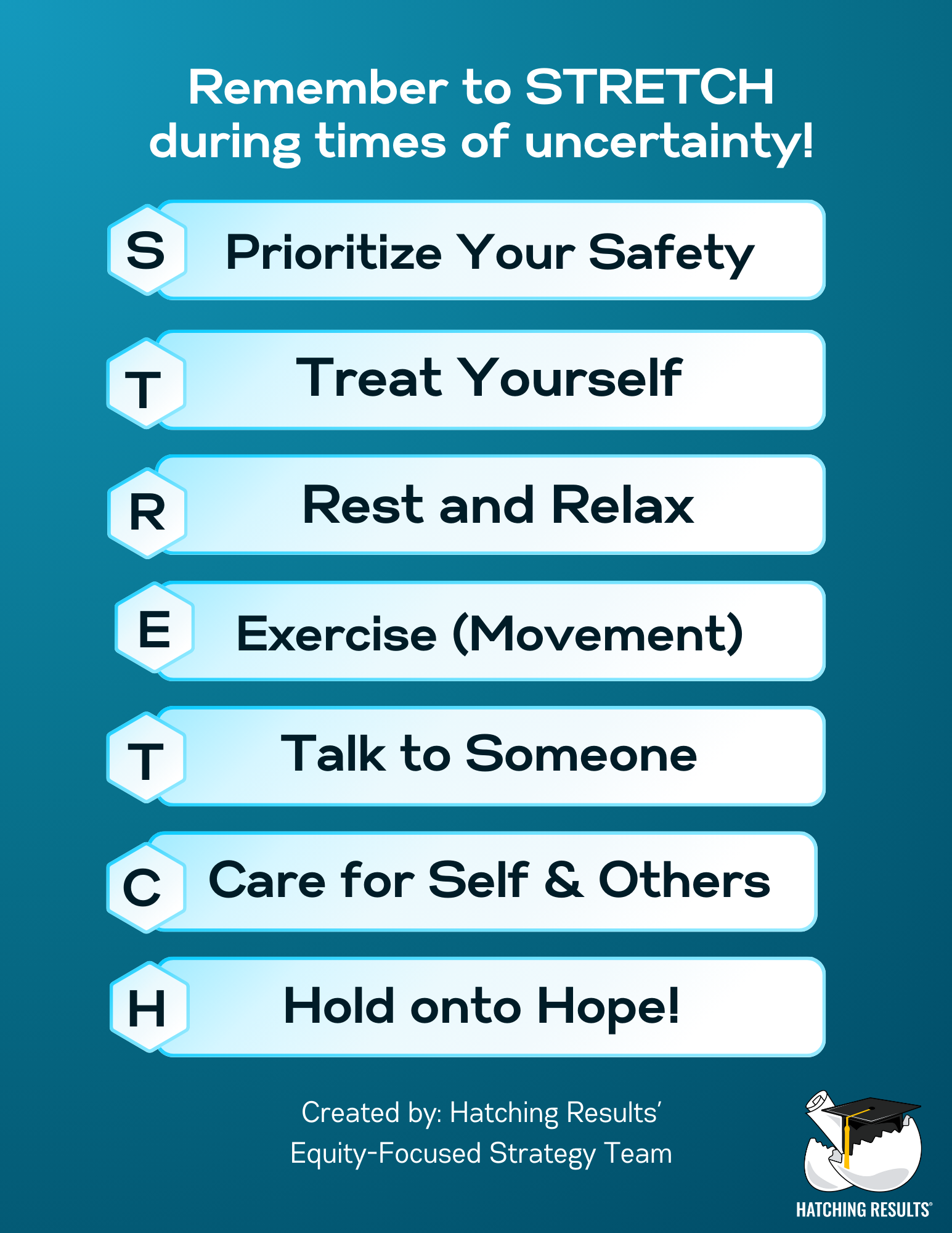 Self-Care for School Counselors in Uncertain Times: A S.T.R.E.T.C.H ...