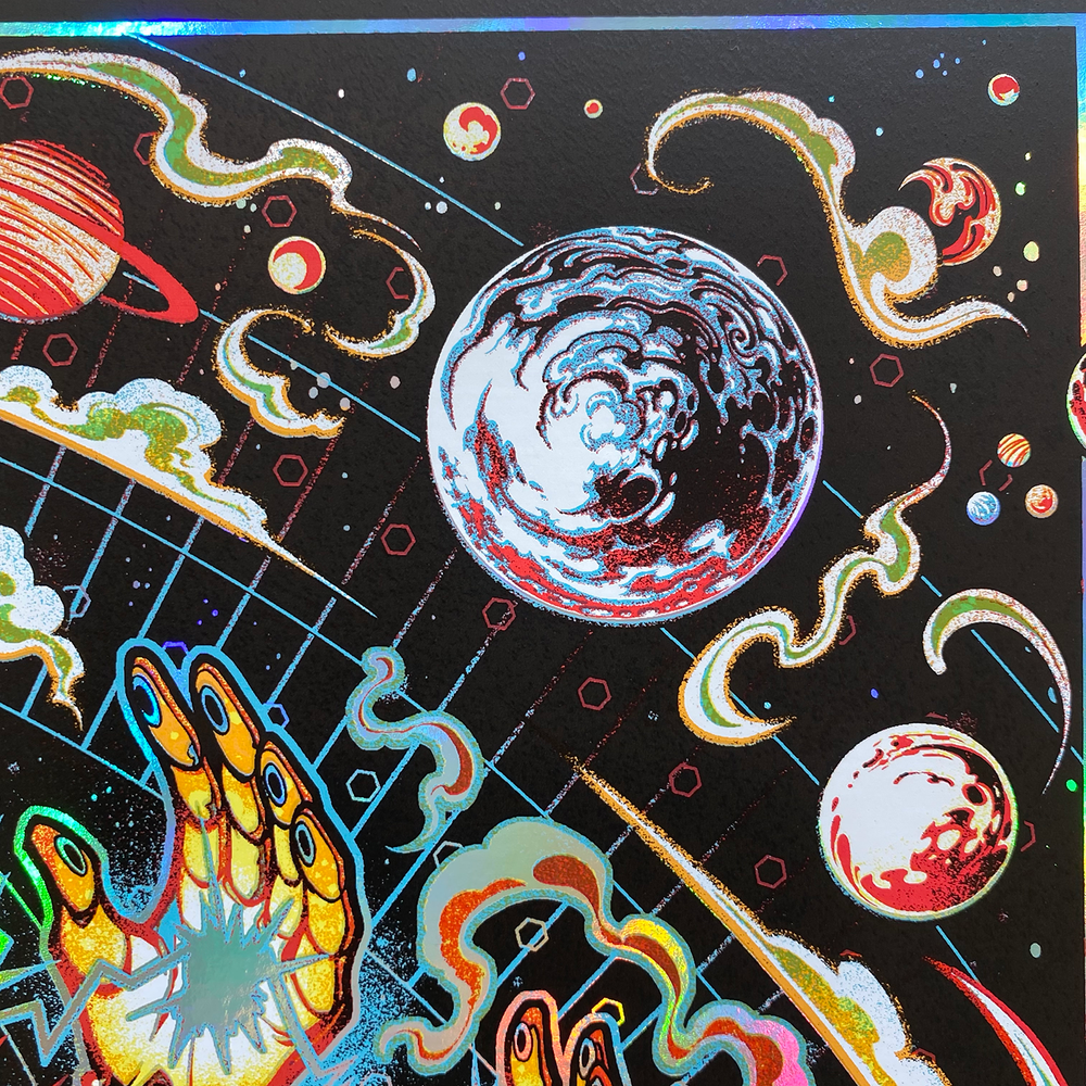 Beach Trippy Solar System