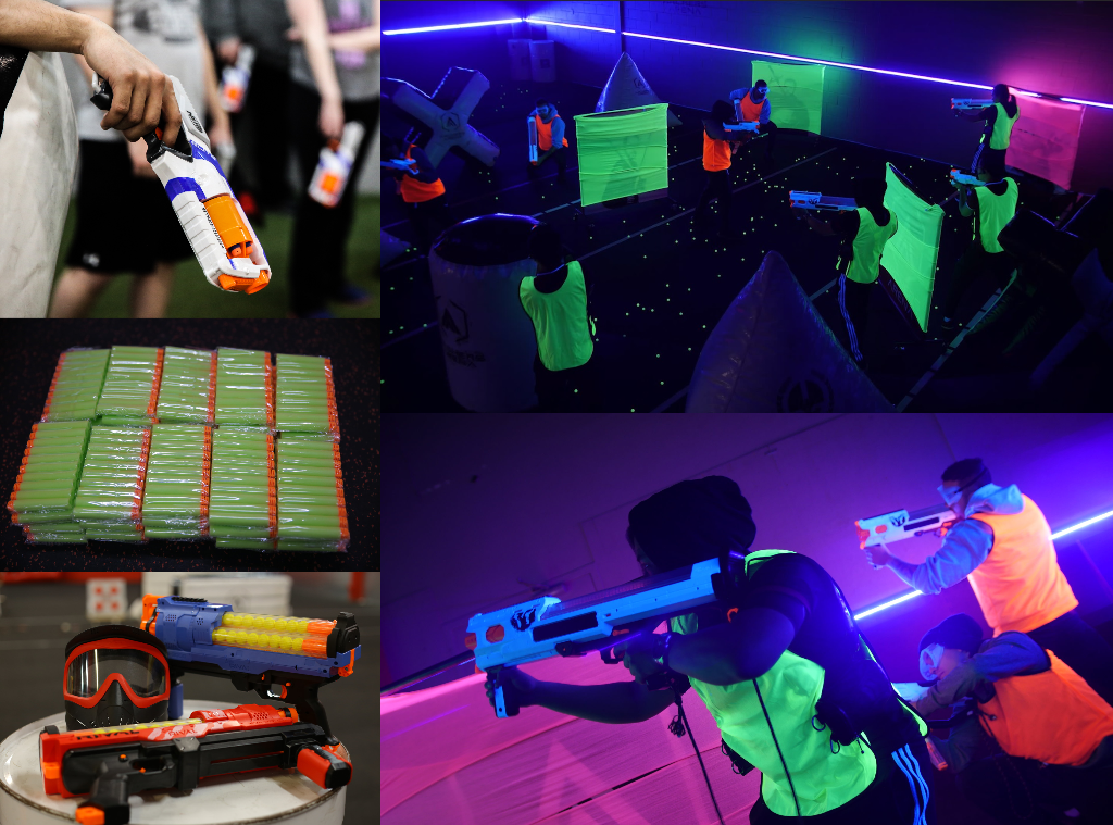Blast into Action: Nerf-Branded Blaster Wars at Archers Arena Toronto ...