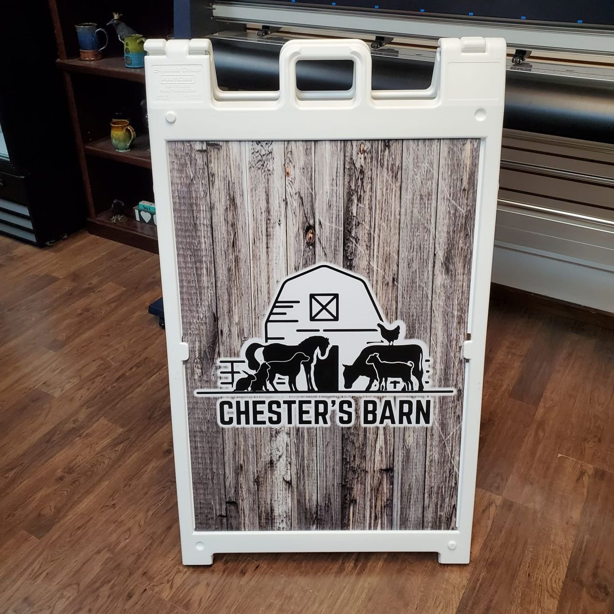 Custom Sidewalk Signs in Auburn NY — Farmboy Graphics