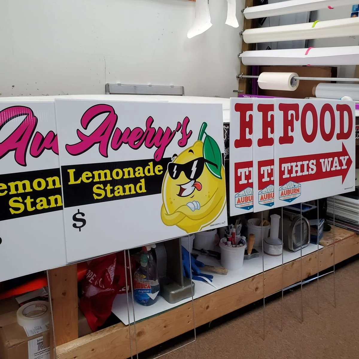 Custom Yard Signs in Auburn NY — Farmboy Graphics