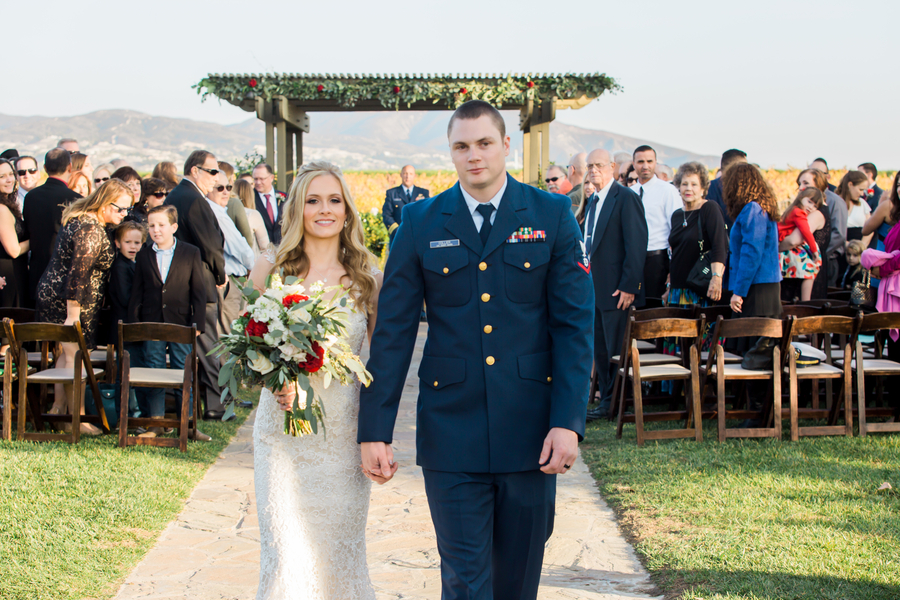 Full Size Flag Wedding