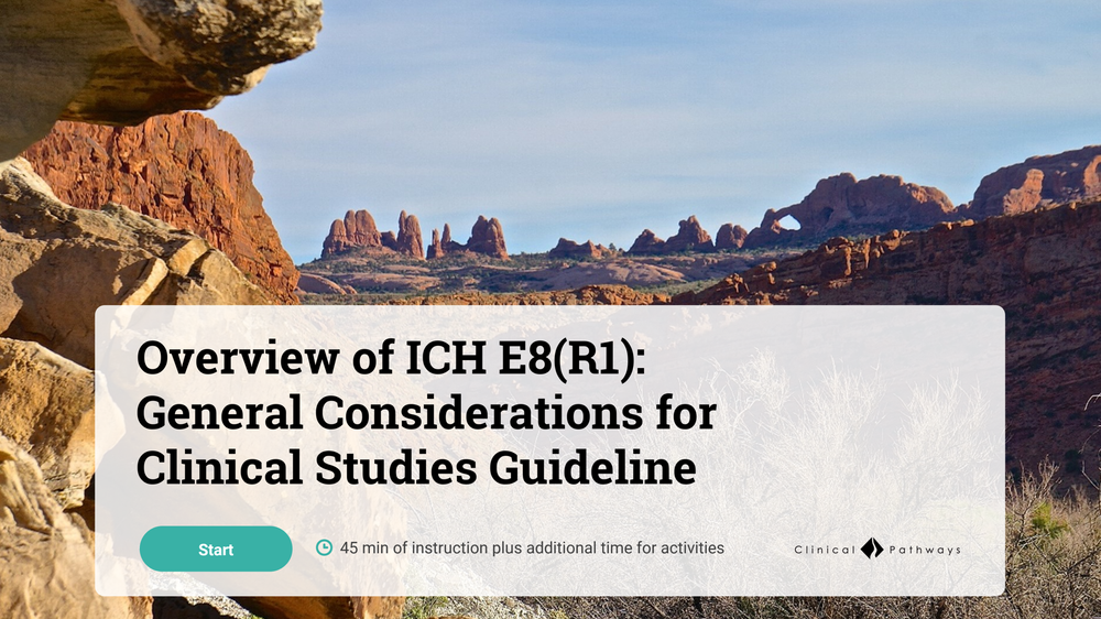 Now Available for Purchase: Overview of ICH E8(R1): General ...