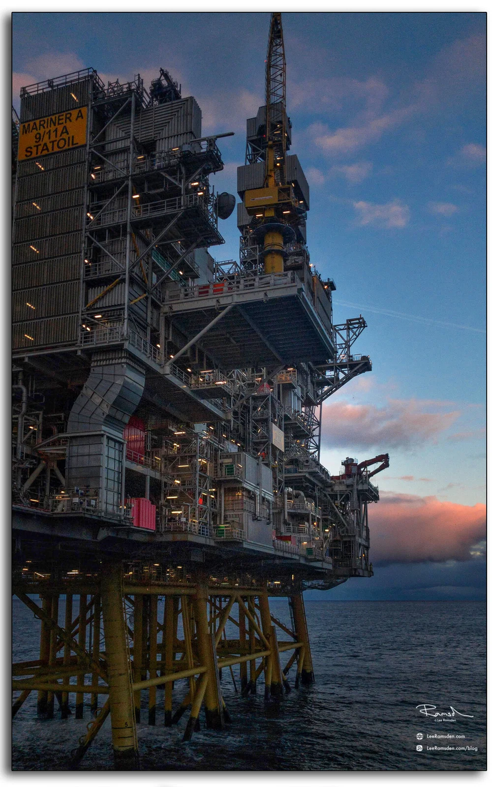 The Mariner A Oil and Gas Platform — Offshore Photography, North Sea ...