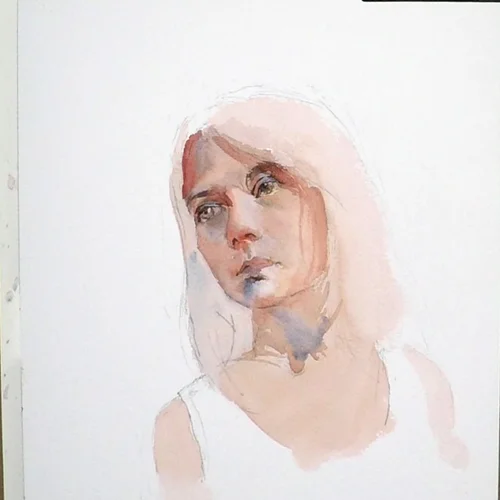 Behind the painting - Dafne — Café Watercolor