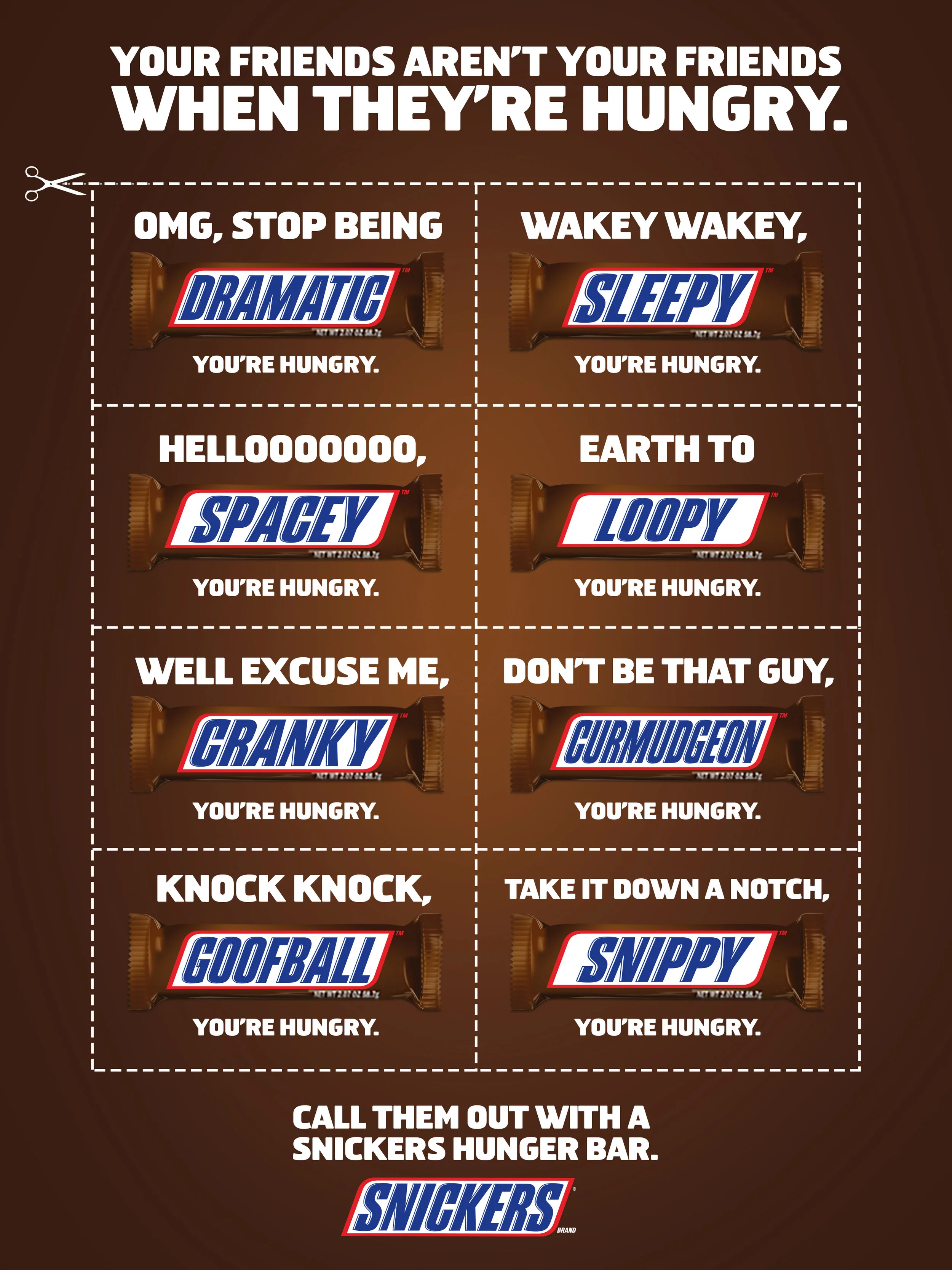 Snickers Print Ad