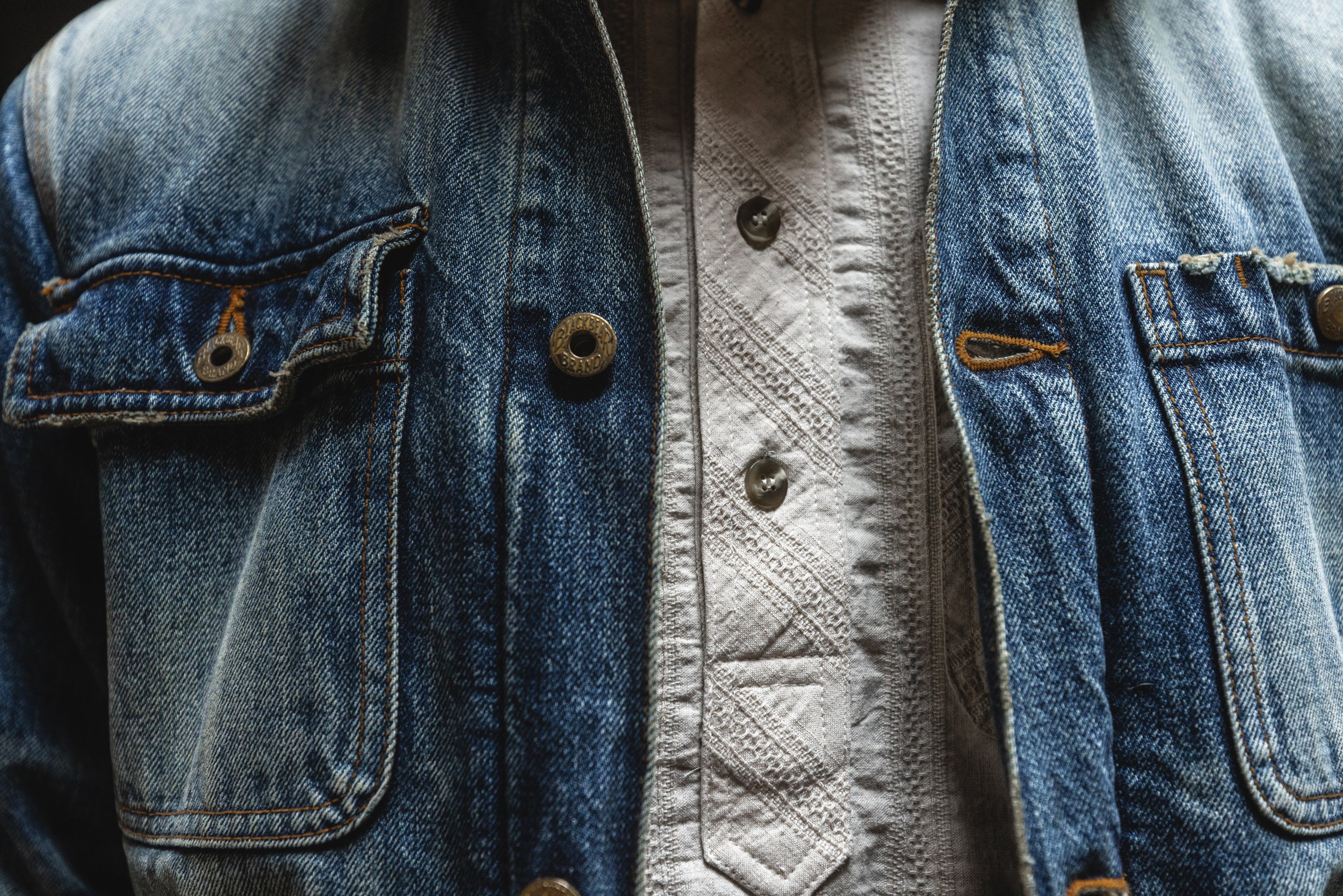 Black Bear Brand WINTER Washed Denim Chore Coat — Black Bear Brand