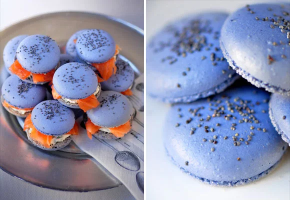 Guest Blog! Chic French Nibbles: Purple Macarons With a Savory Twist ...