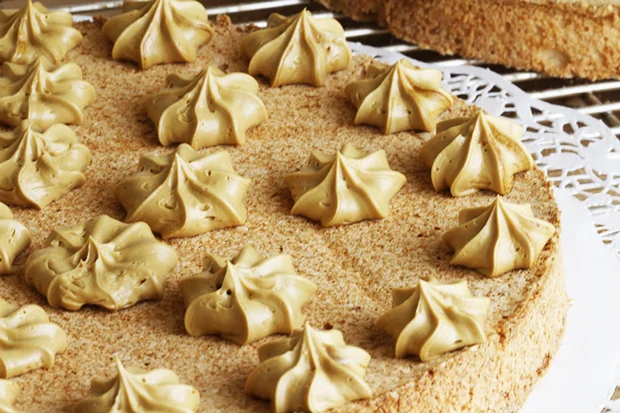 Dacquoise au Cafe (Almond Merengue with Coffee Butter Cream) — The ...