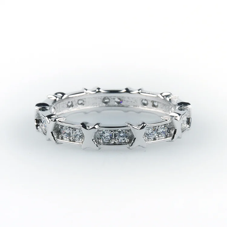 Cubic Zirconia, princess cut, sterling silver ring, travel jewels.com.au