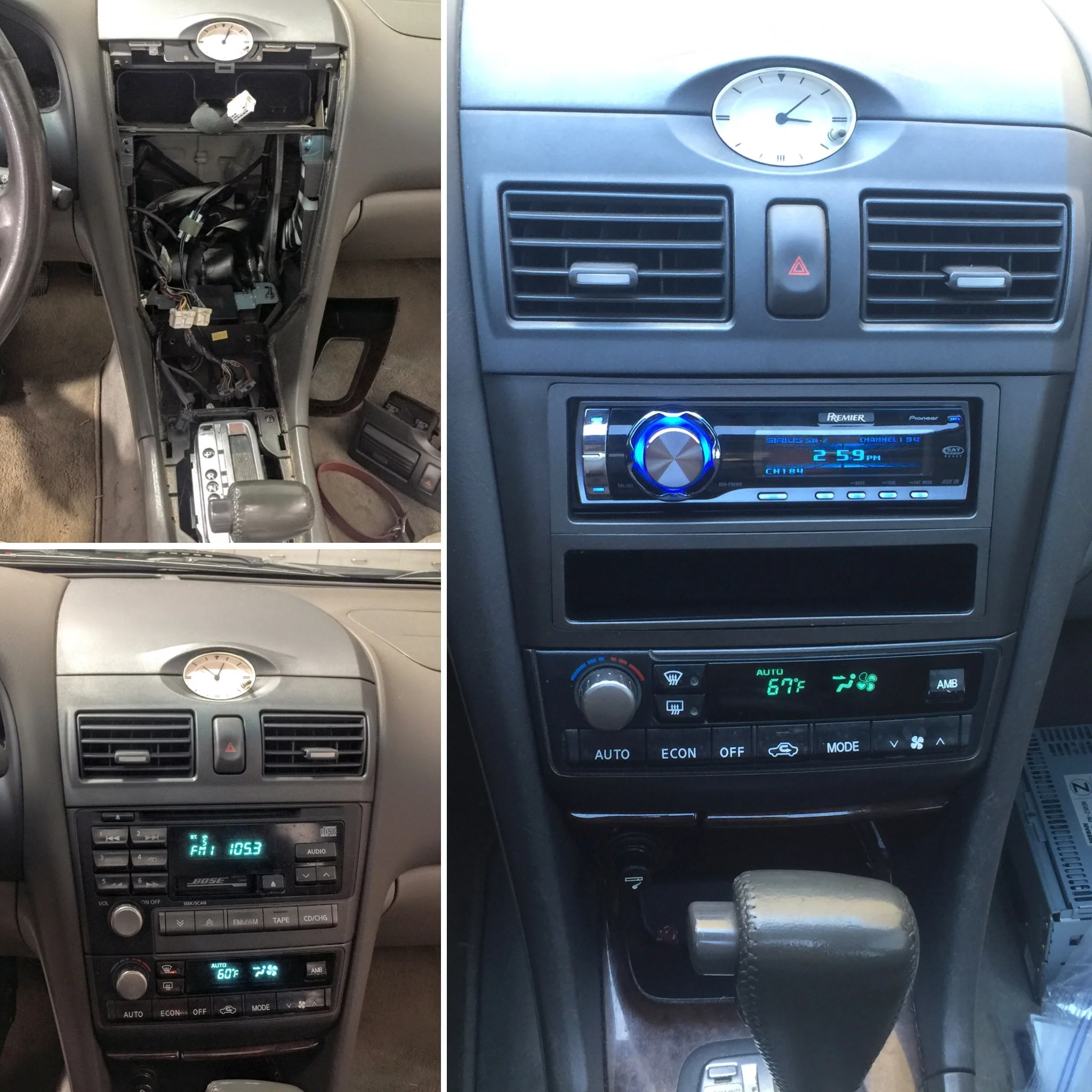2001 Infiniti I30 Stereo Swap and Satellite — On-site mobile services ...