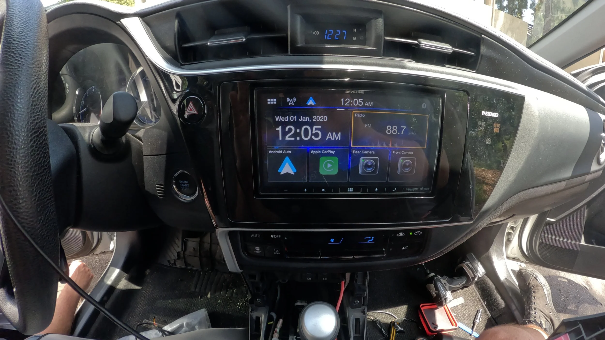 Alpine ILX-407 Head Unit Installation on a 2017 Toyota Corolla — On ...