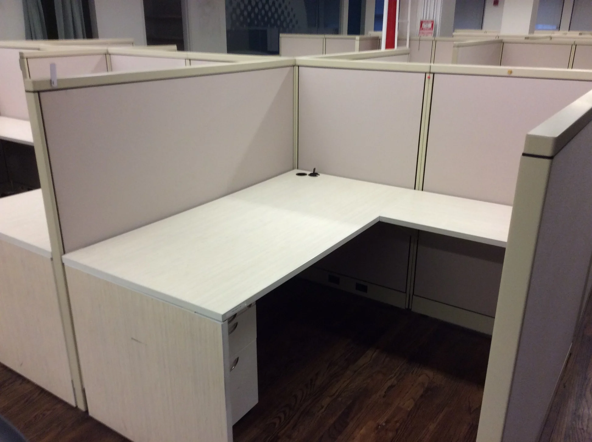 60 x 60" AIS workstations — Office Furniture NYC