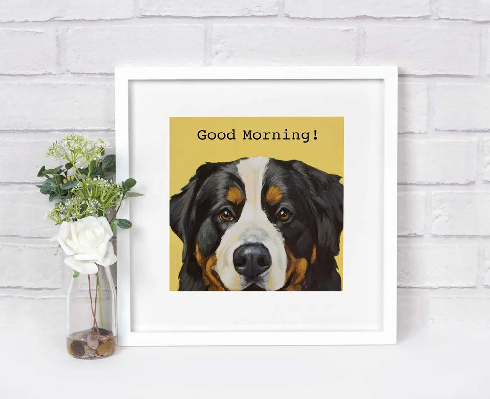 Dog Good Morning