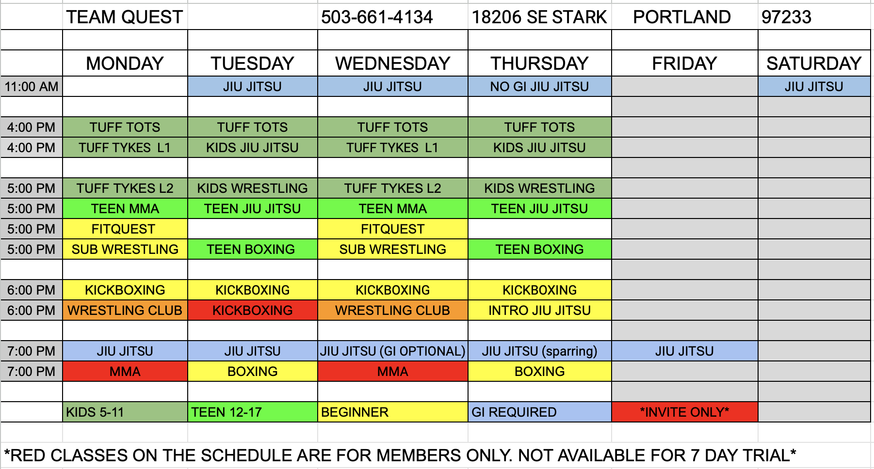 Team Quest MMA | Mixed Martial Arts Portland | Kickboxing | Jiu Jitsu ...