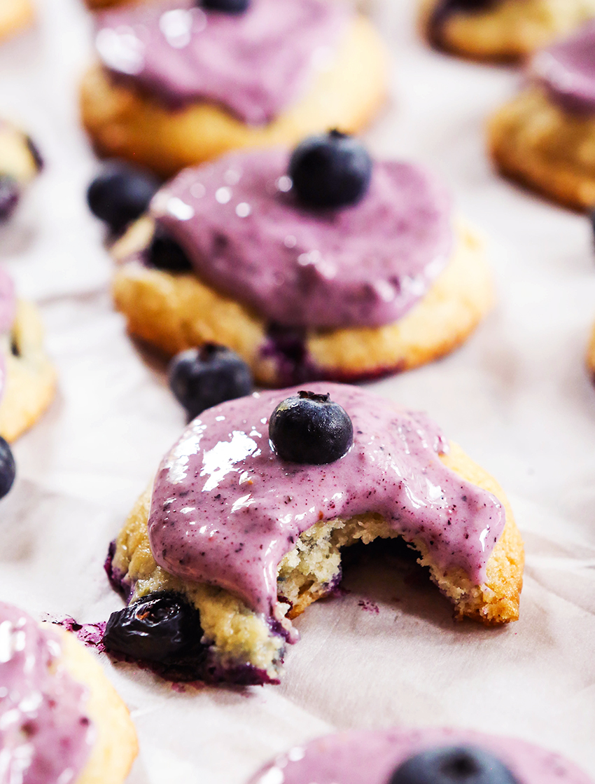 Blueberry Ice Cream Cookies Recipes - Pip and Ebby