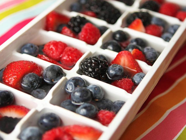 Fruit Ice Cubes - Spruce Up Any Drink! - Pip and Ebby