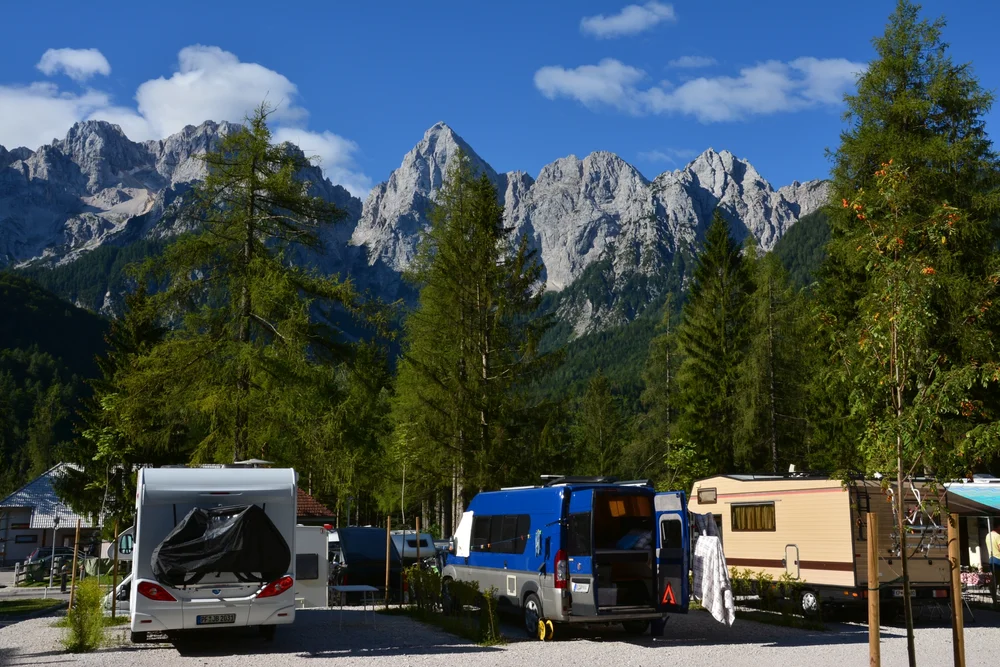 Green Key — Camp Špik has the amazing view on the Alps