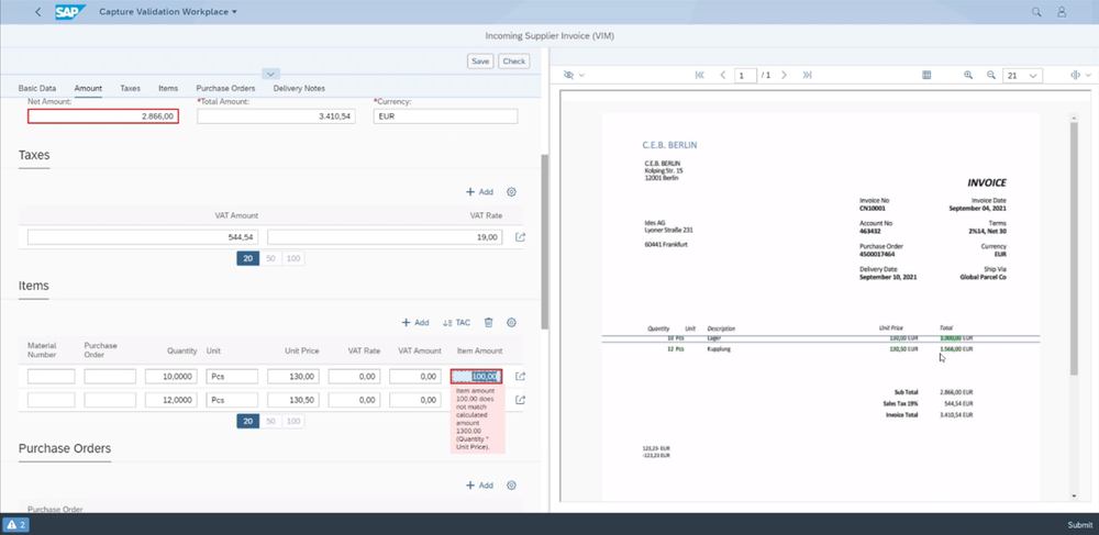 New features in SAP Invoice Management - Avelon